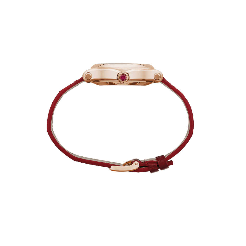 Happy Sport 33mm Automatic 18K Rose Gold Diamond and Rubies – C&C