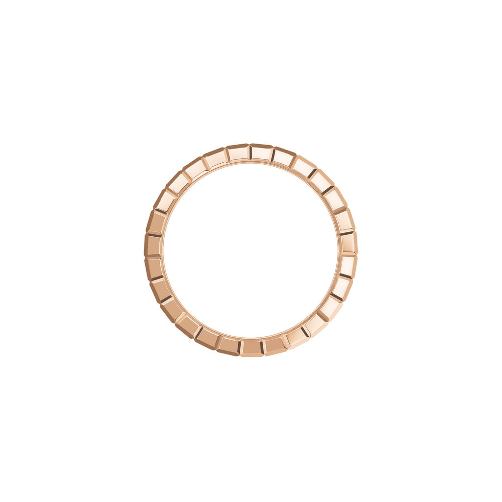 Chopard Ice Cube Rose Gold Diamond Ring @827005-5040 – C&C