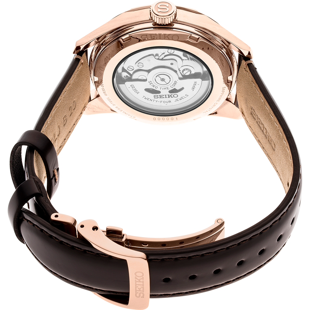 Seiko Presage Sharp Edge Series SPB170 Brown Dial – C&C